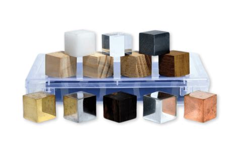 Density Cube Set Of 12 With Storage Box Arbor Scientific