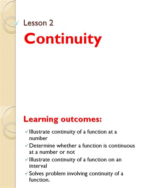 Basic Calculus L2 Pdf Continuous Function Function Mathematics