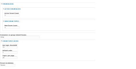Create Configuration Schemas For Forum Module Drupal Org