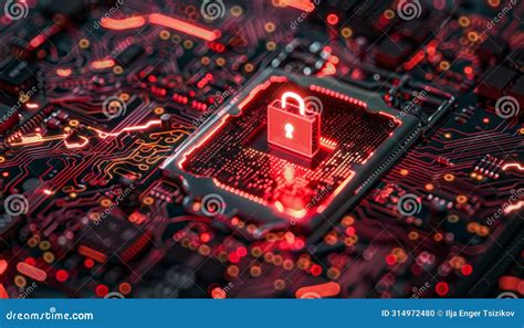 Motherboard Cybersecurity Secure Connection For Ai Regulation And Network Safety Authentication