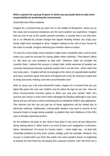 Recognising And Writing Counter Arguments Teaching Resources