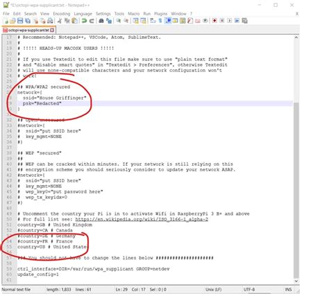 Octoprint Working On Ethernet But Not Wifi User Mods Octoprint