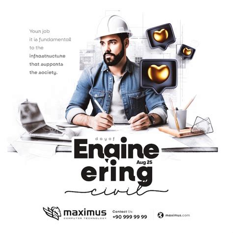 Architecture Engineering Instagram Template Premium Ai Generated Psd