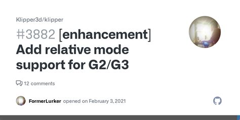 Enhancement Add Relative Mode Support For G2g3 · Issue 3882