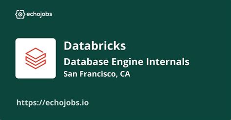 Databricks Is Hiring Staff Software Engineer Database Engine