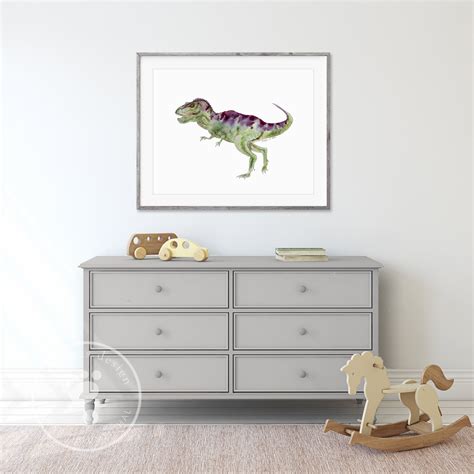 Dinosaur Art Tyrannosaurus Rex Print T Rex Art Print Etsy