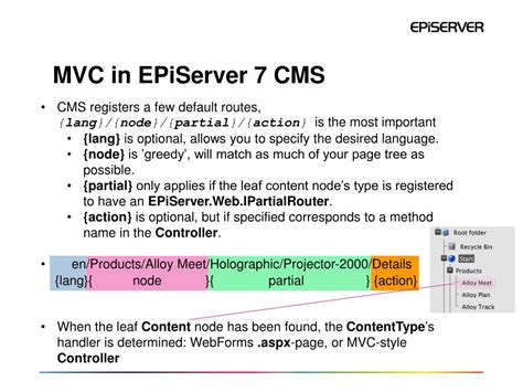Ppt Episerver 7 Ja Mvc Powerpoint Presentation Free Download Id