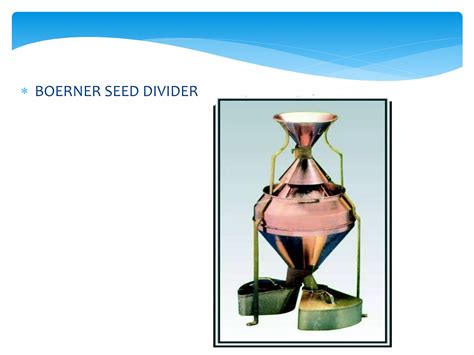 Seed Sampling And Testing Pptx