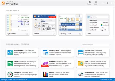 Wpf Controls V20201 Released Massive Themes Updates The Actipro Blog