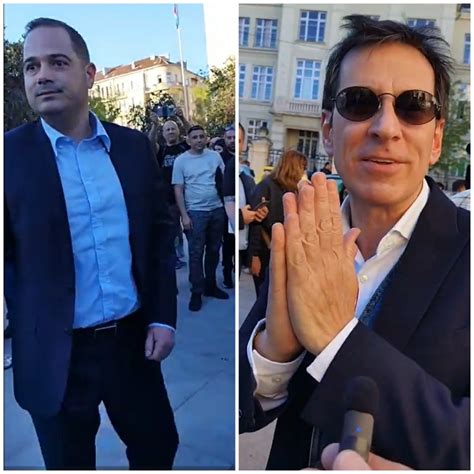 НАХАЛСТВО Найо Тицин навигира медии на протестите пред МВР СНИМКИ Информационна агенция ПИК