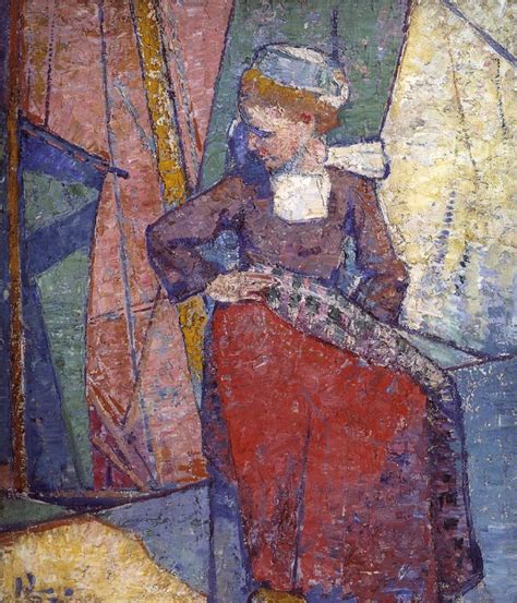 ‘fisher Girl Of Concarneau‘ Alfred Wolmark 1911 Tate Artist