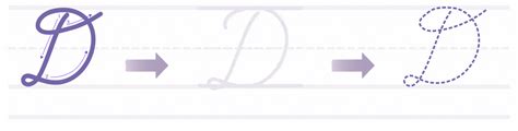 Cursive D How To Write Uppercase And Lowercase With Pdf Worksheets