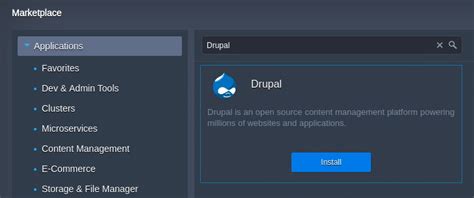 Automatic Drupal Cms Installation To The Cloud With Jelastic Paas Docktera