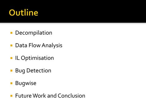Ppt Detecting Bugs In Binaries Using Decompilation And Data Flow Analysis Powerpoint