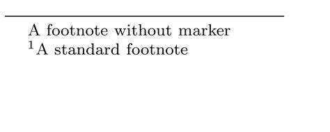 Indentation Remove Indent From Specially Defined Footnote Command TeX LaTeX Stack Exchange