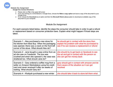 Copy Of Module Six Assignment Module Six Assignment Google Doc Access Directions Please Click