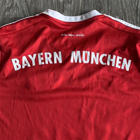 Bayern Munich 201718 Adidas Home Jersey Worn Depop