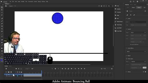 adobe animate bouncing ball youtube
