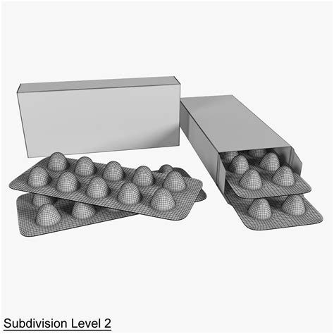 물집 알약 비타민 E 3d 모델 19 3ds Fbx Max Obj Free3d