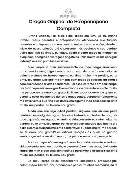 Exemplos De Prece Pdf