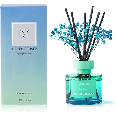 2mo Finance Nevaeheart Preserved Real Flower Reed Diffuser Jasmine