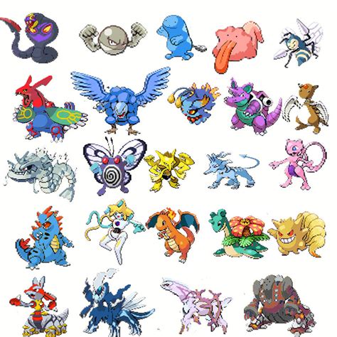 Pokemon Sprites By Mrlut666 On Deviantart