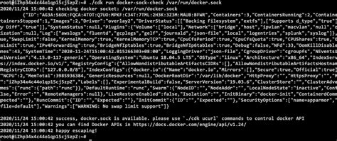 Exploit Docker Sock Check · Cdk Teamcdk Wiki · Github