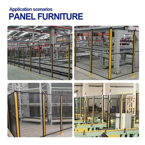 Factory Safety Protection Barrier Galvanized Steel Safety Fence