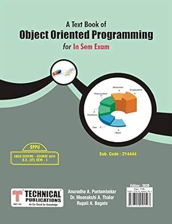 Object Oriented Programming For SPPU 19 Course SE I IT 214444