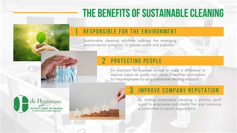 The Importance Of Sustainable Cleaning For Your Company De Hygienique