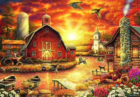 Puzzle Pinson Méz Csepp Farm 1 000 Db