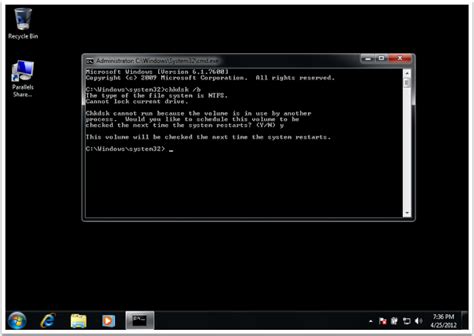 Run CHKDSK On Boot Camp Twocanoes Software