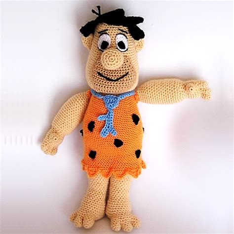 Fred Flintstone Amigurumi Pattern Sueños Blanditos