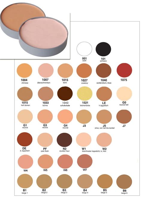 Grimas Creme Make Up 60 Ml Profi Make Up Theaterschminke Shop