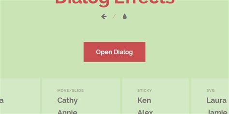 Animated CSS Dialog Effects Bypeople