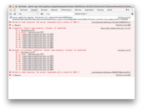 Explore Some Queries Cause Screen To Go Blank Issue Grafana Grafana GitHub
