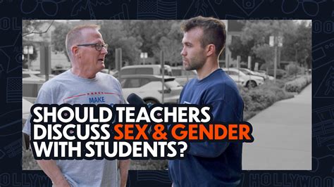 Should Teachers Discuss Sex And Gender With Students Prageru
