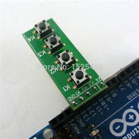 8pcs Arduino Compatible Keyboard Module Push Button Switch Keypad For Microcontrollers › Free