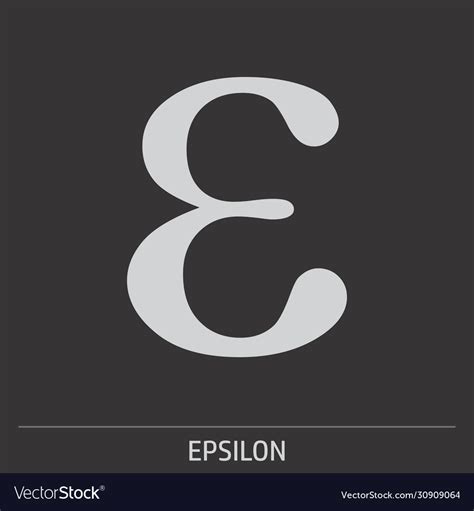 Simbolo Greco Epsilon
