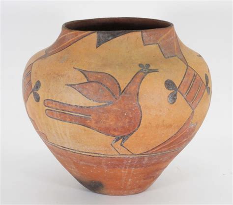 Sold At Auction Zia Water Jug Olla Pottery Jar