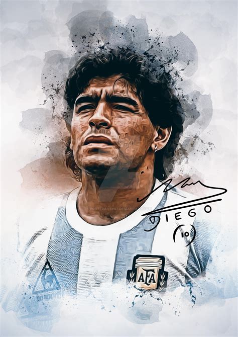 A3 Diego Maradona Argentina By Posterartyst On Deviantart