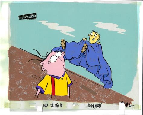 Ed Edd N Eddy Animation Cel From Cartoon Network Studios W Coa