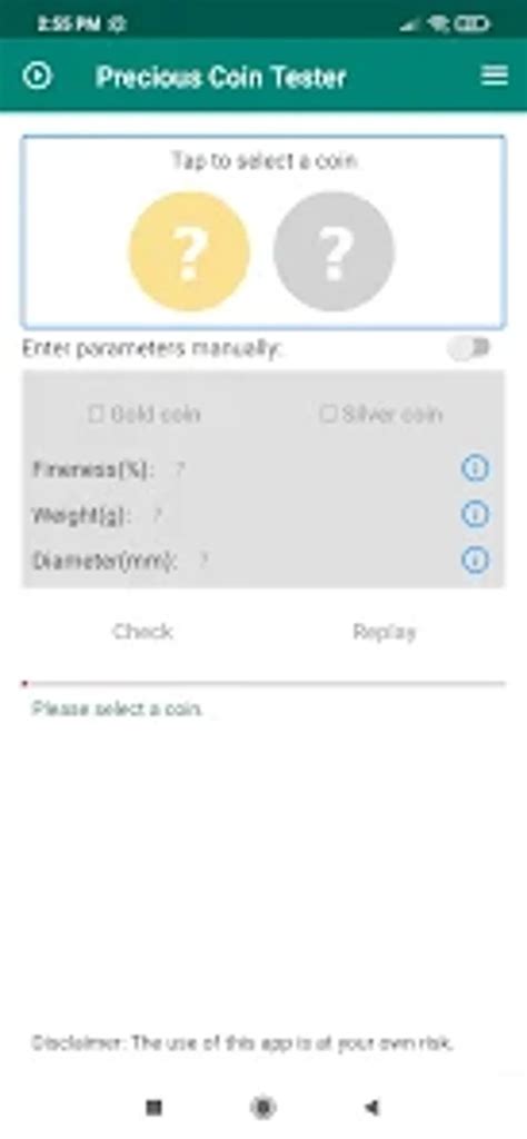 Precious Coin Tester Apk For Android Download