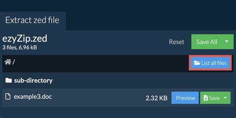 Extract ZED Files Online No Registration Required EzyZip