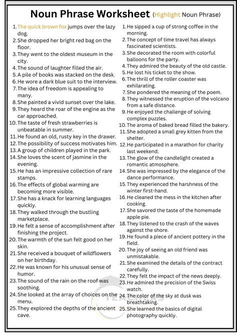 Noun Clauses Worksheet