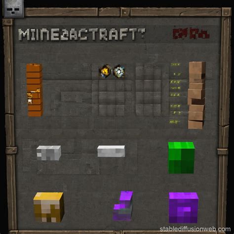 Minecraft Inventory Gui Stable Diffusion Online