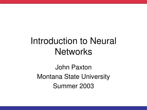 Ppt Introduction To Neural Networks Powerpoint Presentation Free Download Id6574866