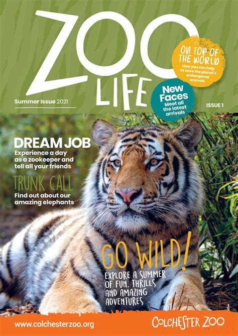 Zoo Magazine Cover
