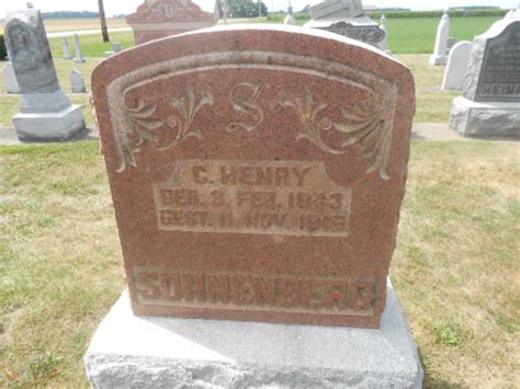C Henry Sonnenberg 1842 1916 Find A Grave Memorial