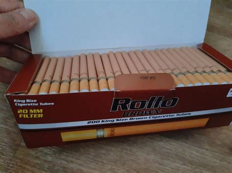 Обзор сигаретных гильз Rollo кофейного цвета - Табачные истории